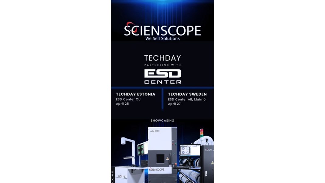 Scienscope and ESD Center Collaborate to Showcase Cutting-Edge Component Solutions at TechDays ...