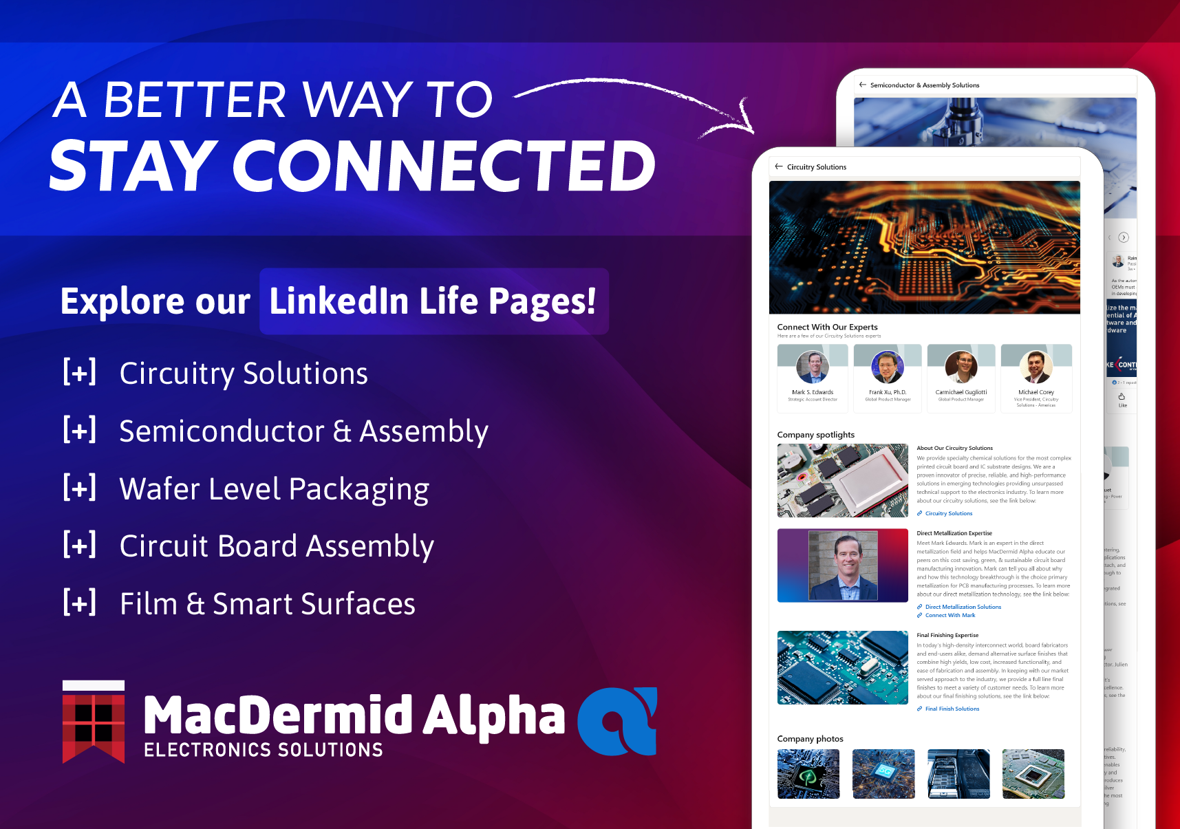 Enhancing User Experiences on LinkedIn: MacDermid Alpha Electronics Solutions Introduces ...